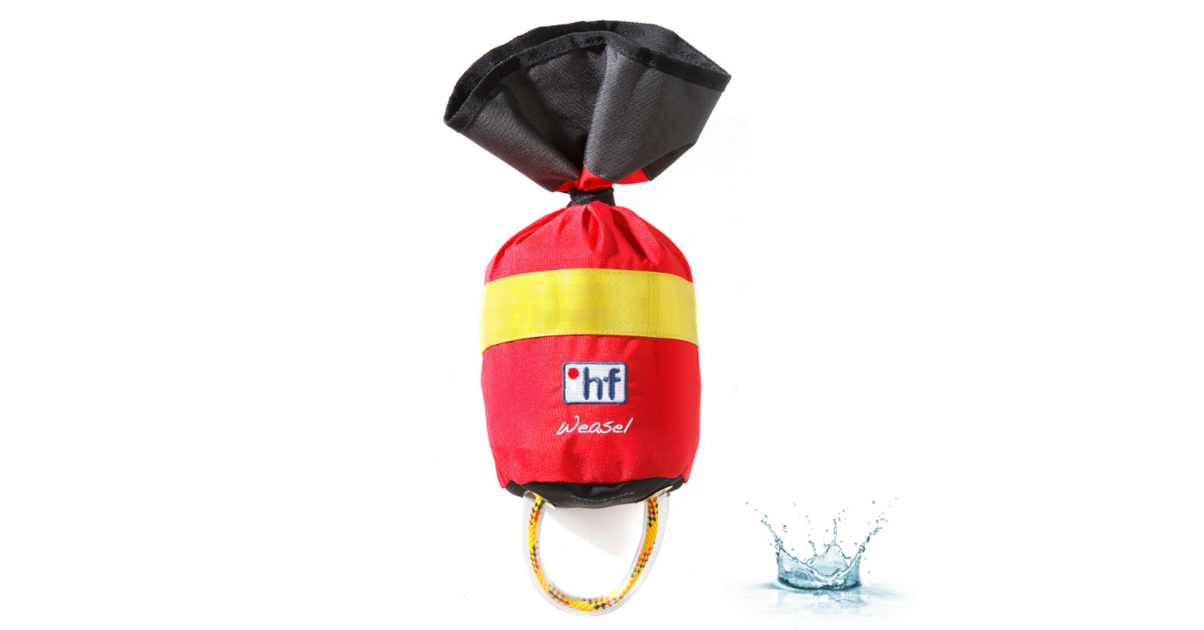 SECUNAUTIC | CORDE DE SECURITE °HF WEASEL - ROUGE/JAUNE